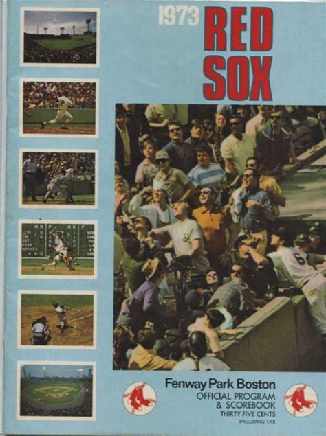 Boston Red Sox Program American League Al Chris Creamers