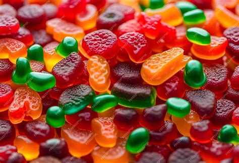 Premium Photo Assorted Gummy Candies