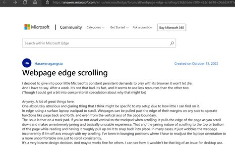 Webpage Edge Scrolling Microsoft Qanda Webpage Edge Scrolling Microsoft Qanda