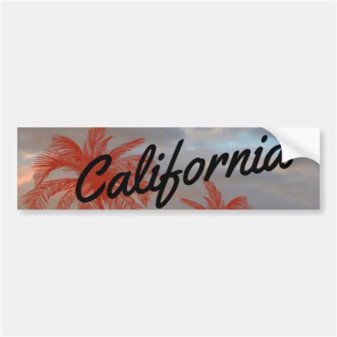 California Bumpersticker Bumper Sticker Zazzle