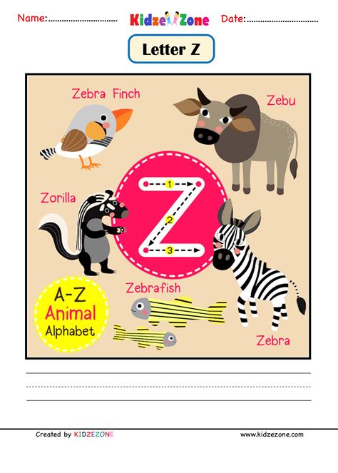 Letter Recognition Alphabet Worksheets For Kindergarten A To Z