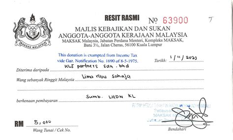 2022 Lhdn Donation Klj Partners