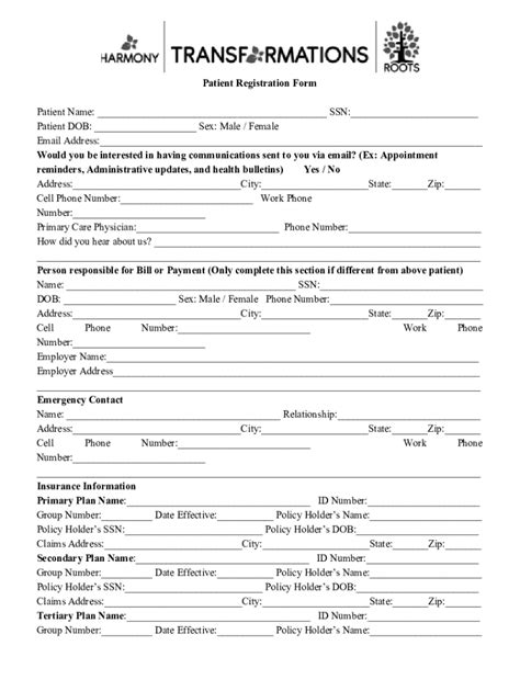 Fillable Online Patient Dob Sex Male Female Fax Email Print Pdffiller