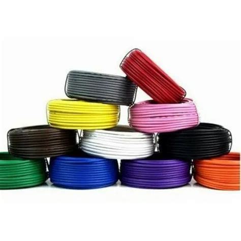 90 Meter Length Round Pvc Insulation Electrical Cable Roll 220v 50 Hz At Best Price In Indore