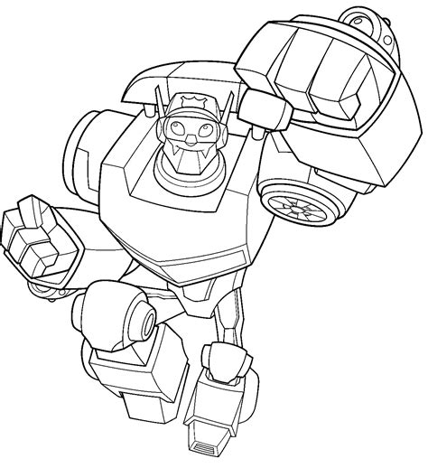 Rescue Bots Para Colorear Imágenes Para Dibujar Gratis