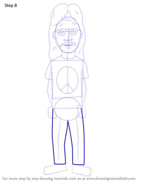 How To Draw David Van Driessen From Beavis And Butt Head Beavis And Butt Head Step By Step