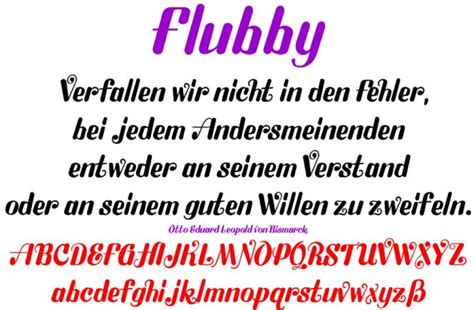Flubby Font · 1001 Fonts