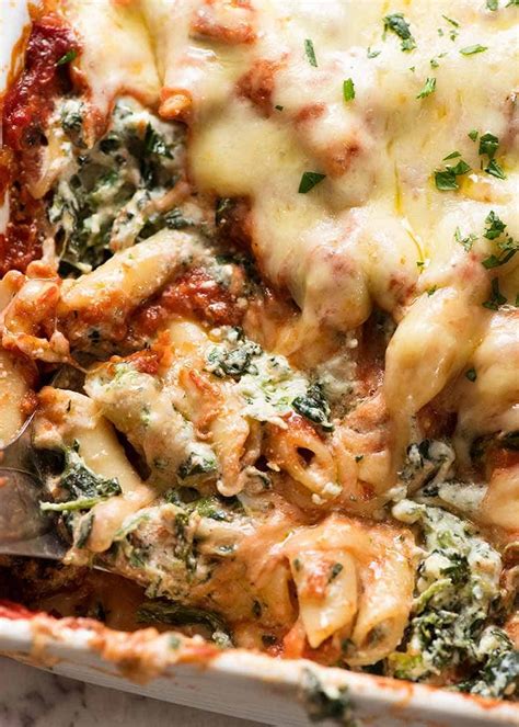 Penne Pasta Bake With Ricotta Cheese Recipe
