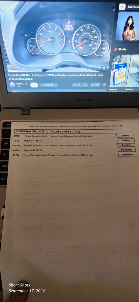 P0700 P2764 Subaru Outback Forums