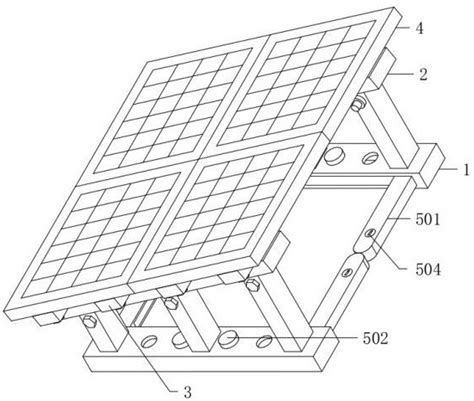 一种光伏发电光伏板阵列紧固定位结构的制作方法