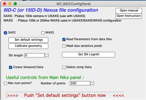 Reduce Saxs Data — Irena And Nika Manuals 153 Documentation