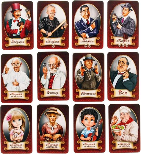 Mafia Cards Game Set Get Ready To Take On The Mafia With This Classic