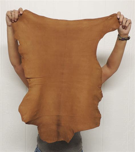 Saddle Buckskin Leather Hide For Native Crafts Taxidermy Sca Larp Skin