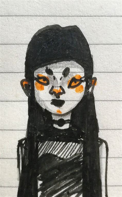 Goth Girl Sketch By Nettle1232 On Deviantart
