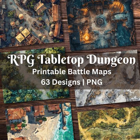 Rpg Dungeon Printable Maps Tabletop Games Battle Maps Game Master