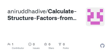 Github Aniruddhadive Calculate Structure Factors From Rdfs