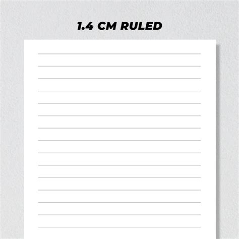 Lined Paper Printable Wide Ruled Paper College Ruled Paper Digital