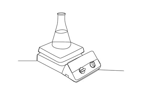 Premium Vector Laboratory Hot Plates Laboratory Minimalist Concept