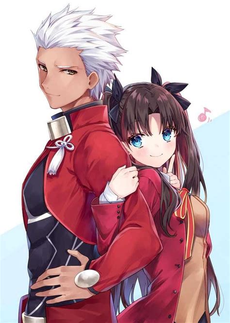 850 Archer And Rin Ideas In 2025 Fate Stay Night Tohsaka Rin Rin