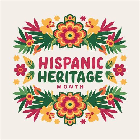 Premium Vector National Hispanic Heritage Month Vector Illustration