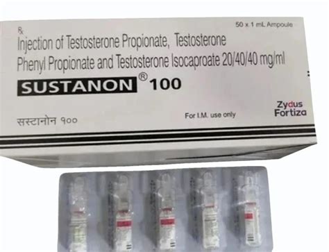 Sustanon 100 Injectiontestosterone 100mg At ₹ 245vial Steroid