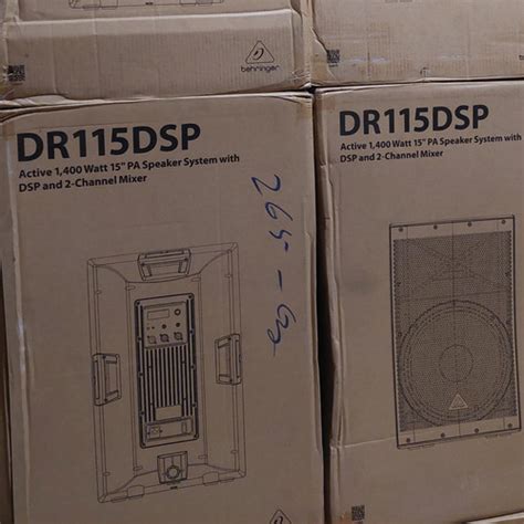 Jual Speaker Aktif Behringer Dr115dsp Dr 115 Dsp 15in 15 Inci Original