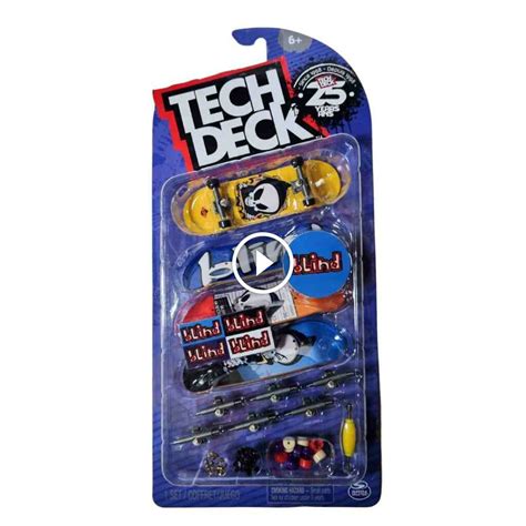 Tech Deck 4 Pack Multipack Blind Hermes Toys And Gaming