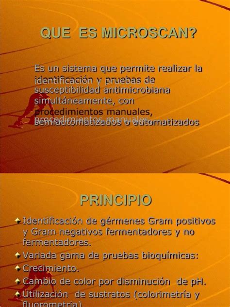 Que Es Microscan Pdf Microscopía Medicina Clinica