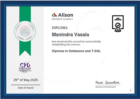 Databasemanagement Tsql Continuouslearning Datadriven Professionalgrowth Manindra Vasala