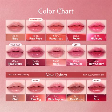 Hince Raw Glow Gel Tint 15 Colors Hince Official Store Shopee