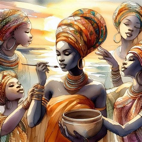 Download Ai Generated Women African Royalty Free Stock Illustration