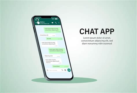 Premium Vector Mobile Chat App Ui And Ux Concept Vector Mockup In Minimalist Classic X Light