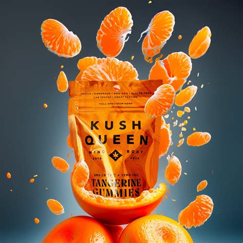 Tangerine Delta 9 Thc Gummies Kush Queen