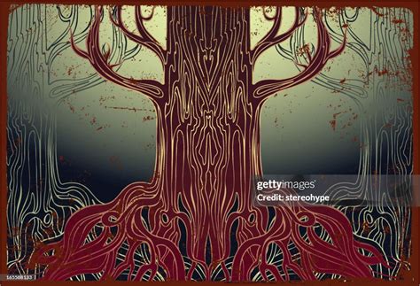 Eery Trees High Res Vector Graphic Getty Images