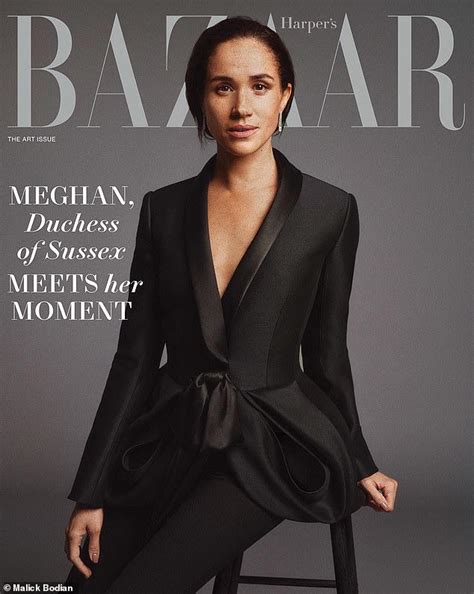 Meghan Markle Fans Spot Uncanny Resemblances In Harpers Bazaar