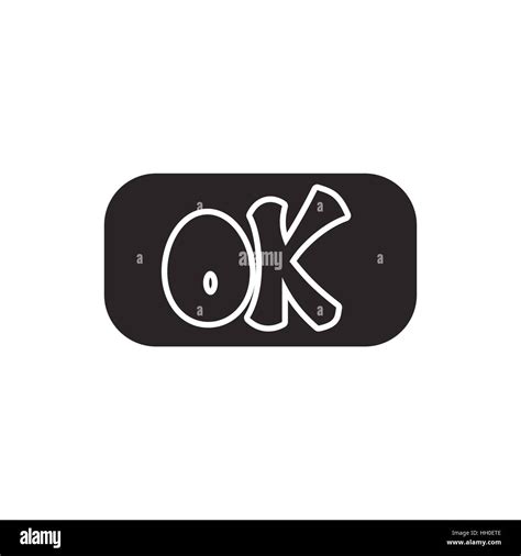 Sign Ok Icon Simple Style Stock Vector Image And Art Alamy