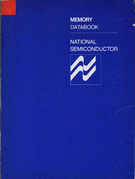 National Semiconductor Memory Data Book 1980 Service Manual Download
