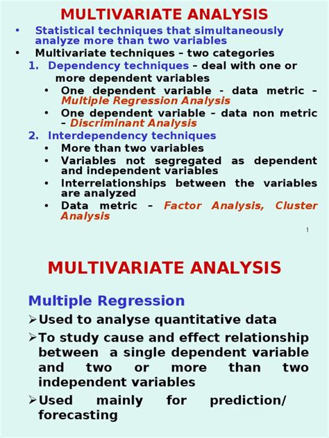 multivariate analysis ibs pdf errors and residuals dependent and