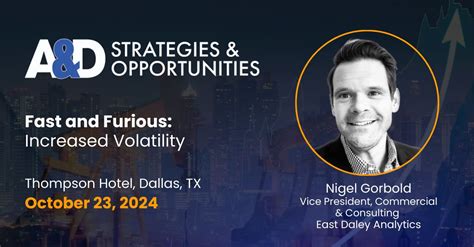 Join Nigel Gorbold Vice President Of Commercial And Consulting At East Daley Analytics At The