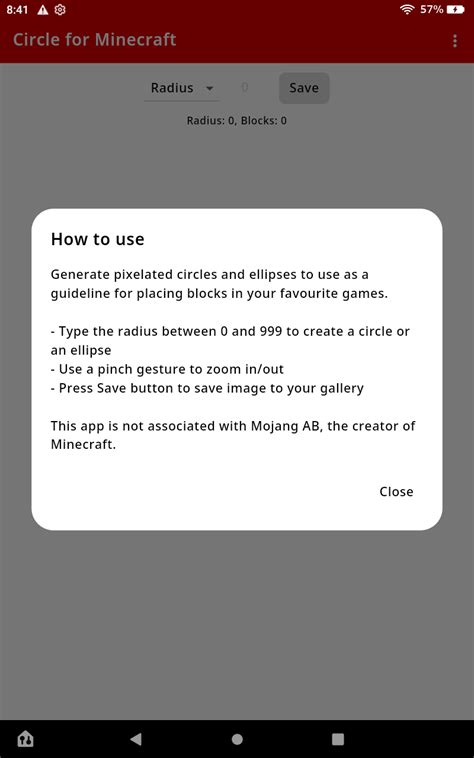 Circle For Minecraft Pixelated Circle Generator App On Amazon Appstore