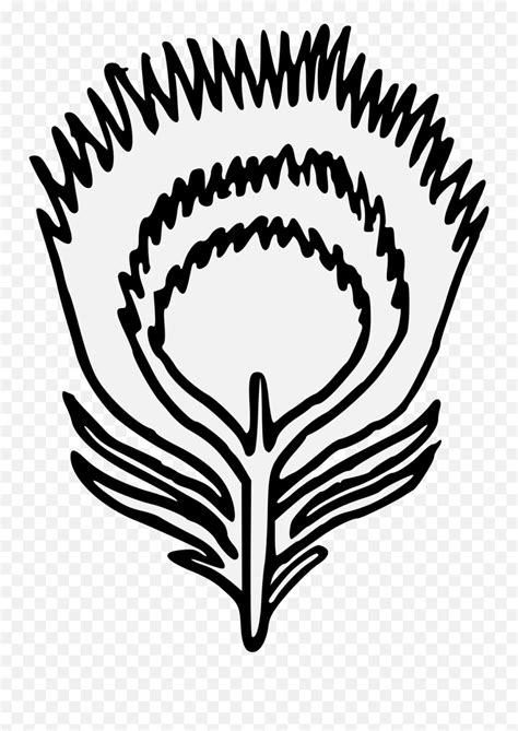 Peacock Traceable Heraldic Art Emblem Pngpeacock Feathers Png Free