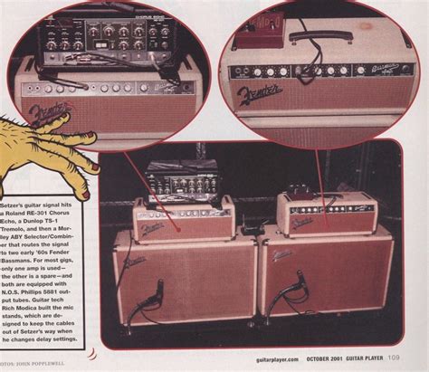 Brian Setzer Equipboard