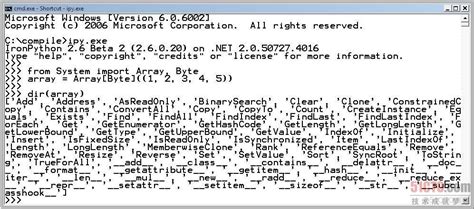 Ironpython安装和使用 Ironpython怎么用mob6454cc6a469b的技术博客51cto博客