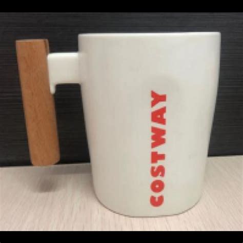 Costway Wooden Handle Mug For Store Kitchen Oasis