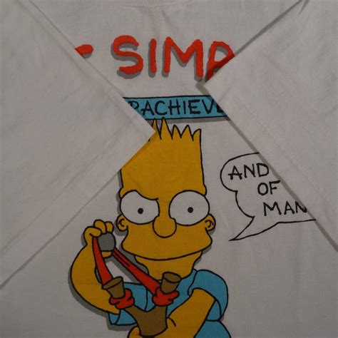 Vintage 80s Bart Simpson T Shirt Underachiever The Si… Gem