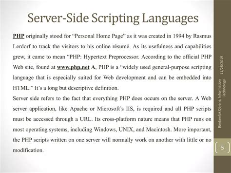 Server Side Scripting Basics Pptx