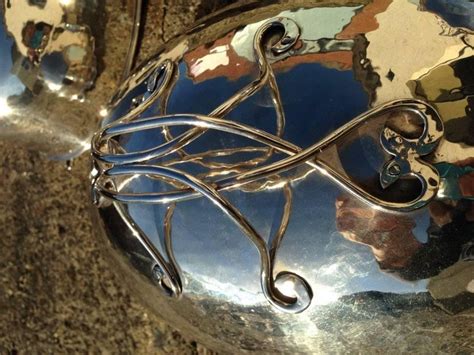 Cr Ashbee Guild Of Handicrafts Set Of Four Silver Plated Meat Covers And One Other For Sale At