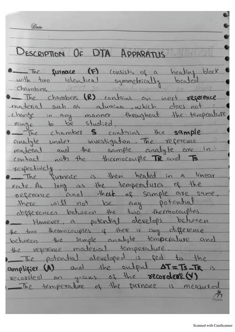 Solution Instrumentation Of Dta Limitations Of Dta Apparatus Of Dta