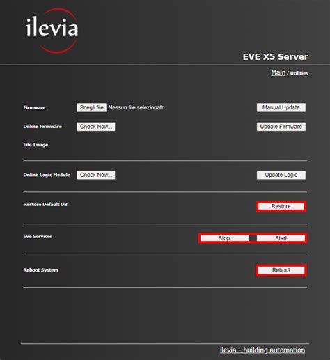 Virtual Machine Web Configuration Interface Ilevia Support