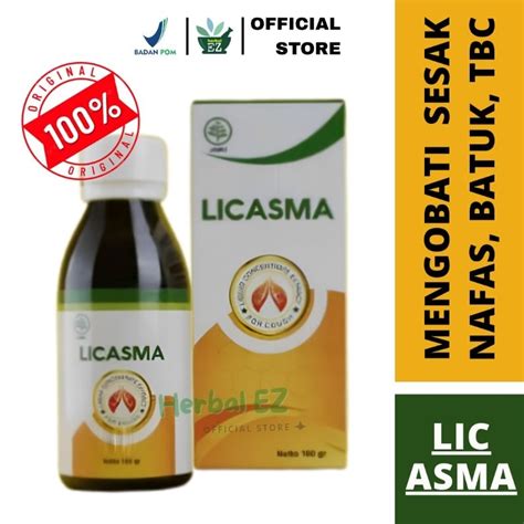 Jual Obat Herbal Madu Licasma Untuk Sesak Nafas Karena Asma Batuk
